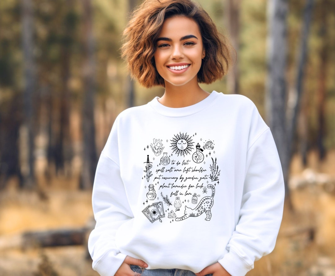 Practical Magic Inspired Crew Neck Sweatshirt. - Etsy