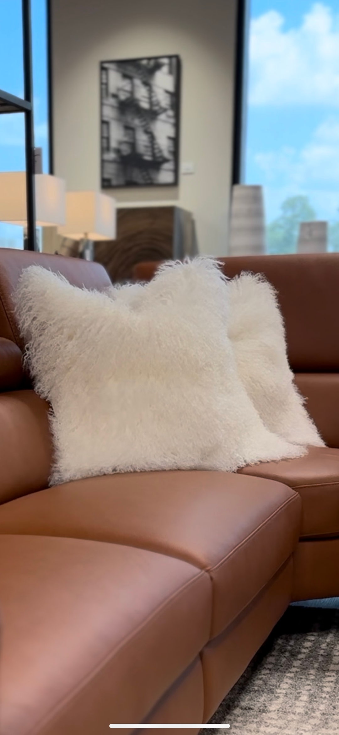 Tibetan/mongolian Lamb Pillow - Etsy