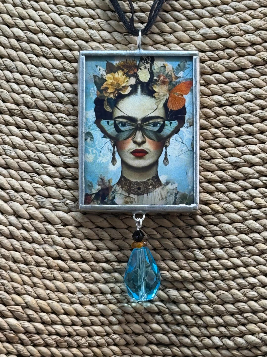 Frida Kahlo Soldered Pendant, Frida Kahlo Jewelry, Frida Kahlo, Gift ...