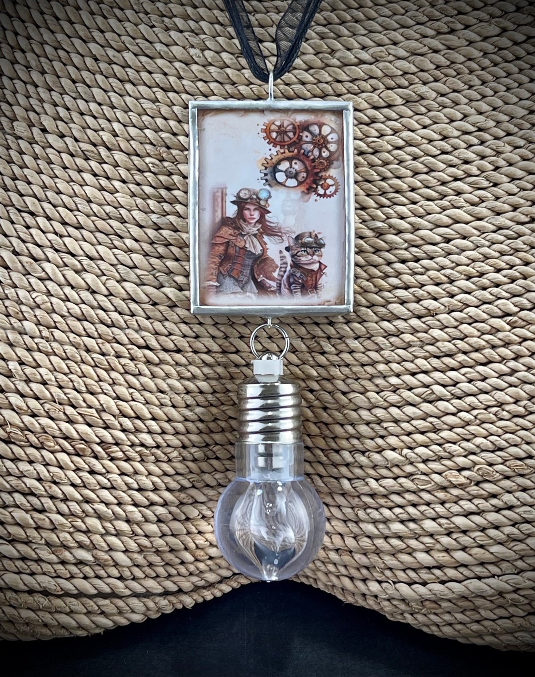 Cat Solder Pendant, Steampunk Solder Pendant, Steampunk Cat, Steampunk ...