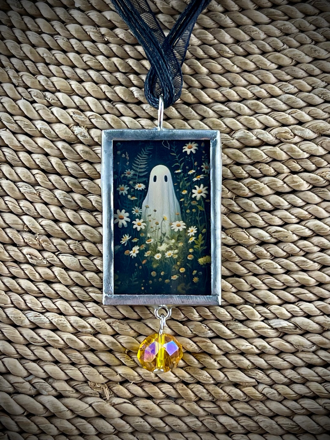 Halloween Ghost Soldered Pendant, Sweet Happy Ghost Pendant, Ghosts ...