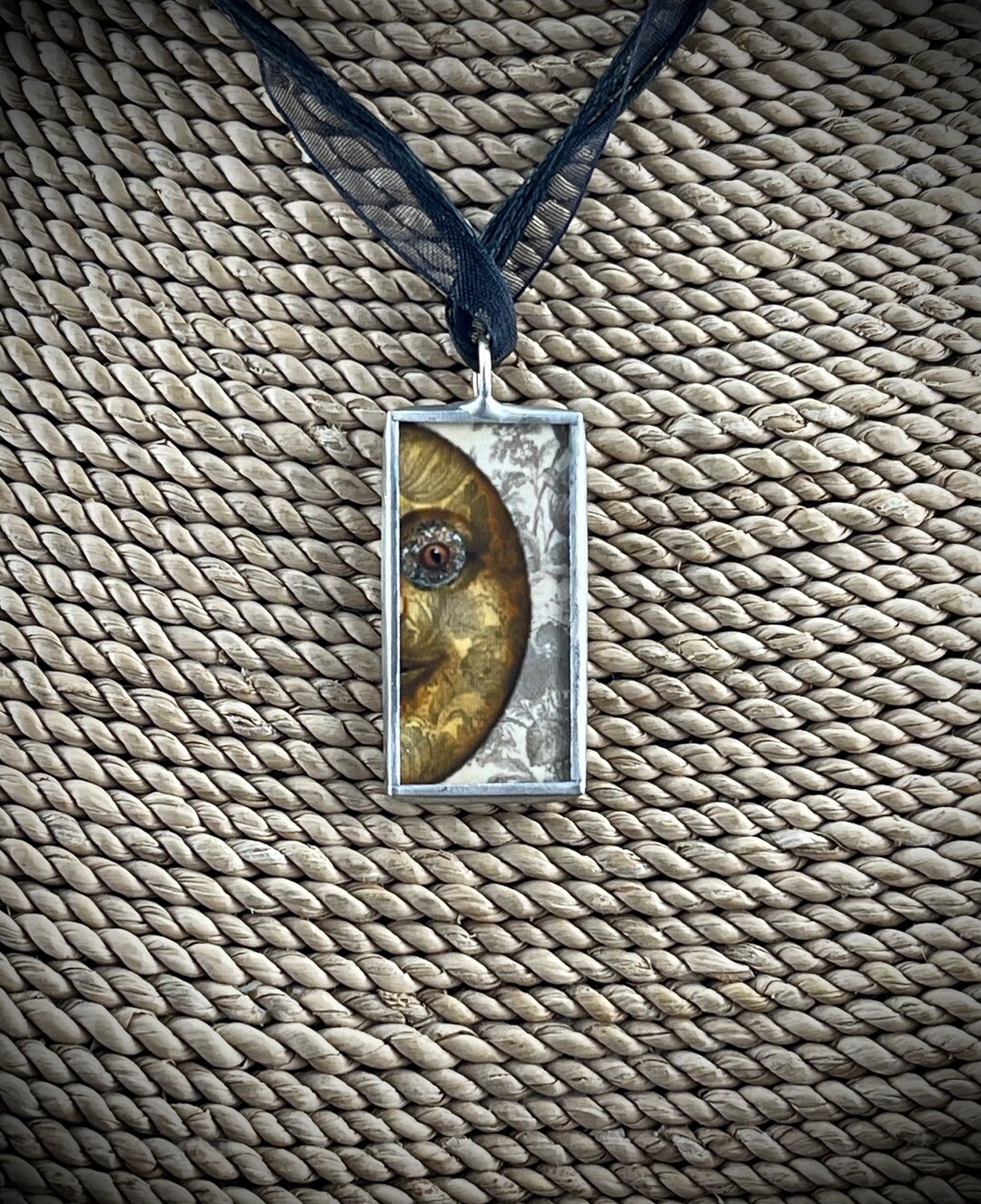 Clearance Steampunk Bird Solder Pendant, Steampunk Black Bird ...