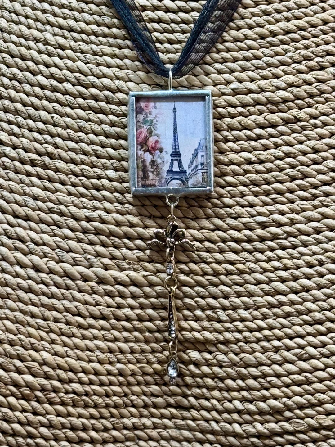 Eiffel Tower Soldered Pendant, Paris Solder Pendant, Eiffel Tower ...