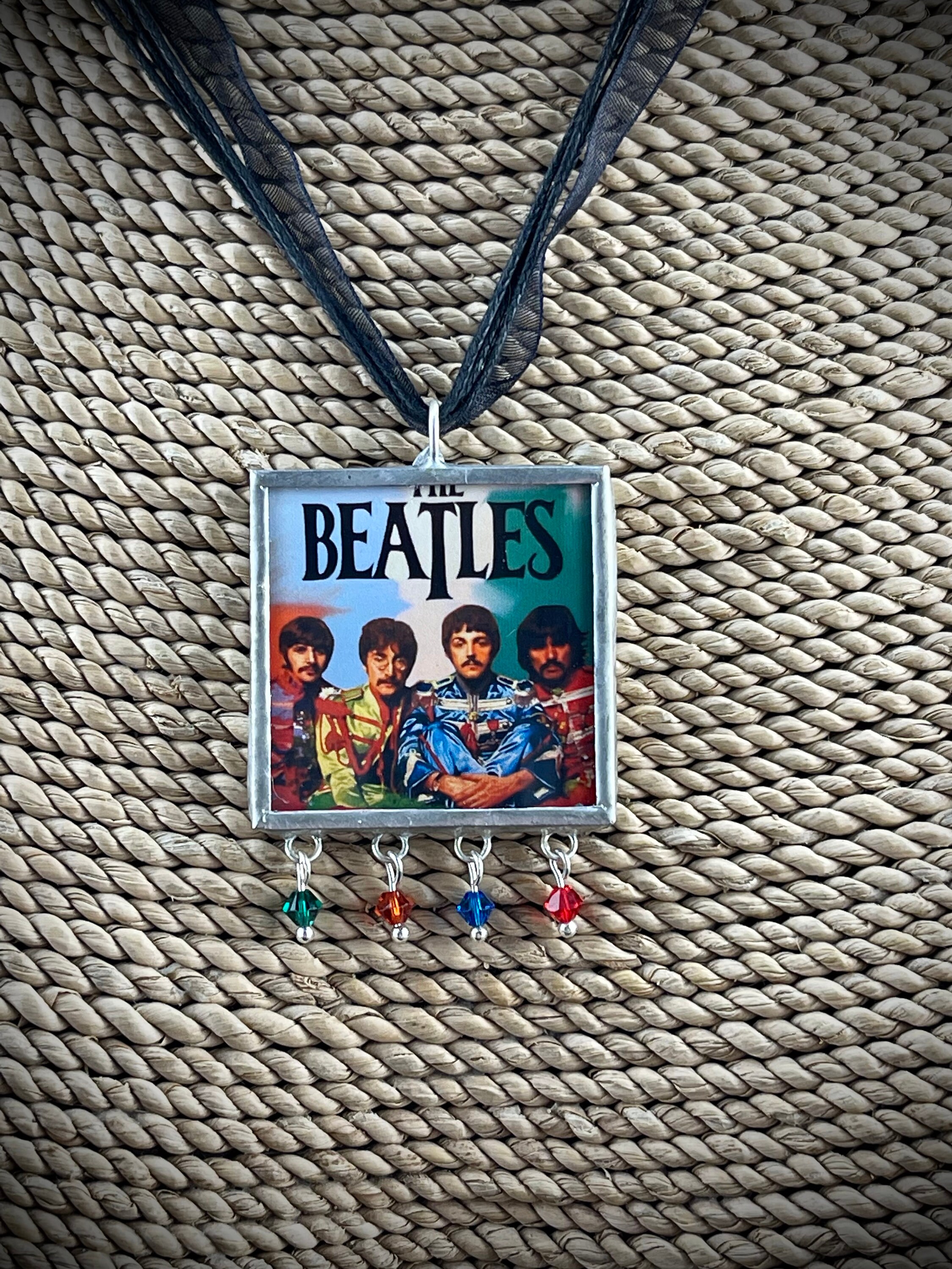 The Beatles Soldered Pendant, Sgt Pepper Pendant, Gift for Her, Solder ...