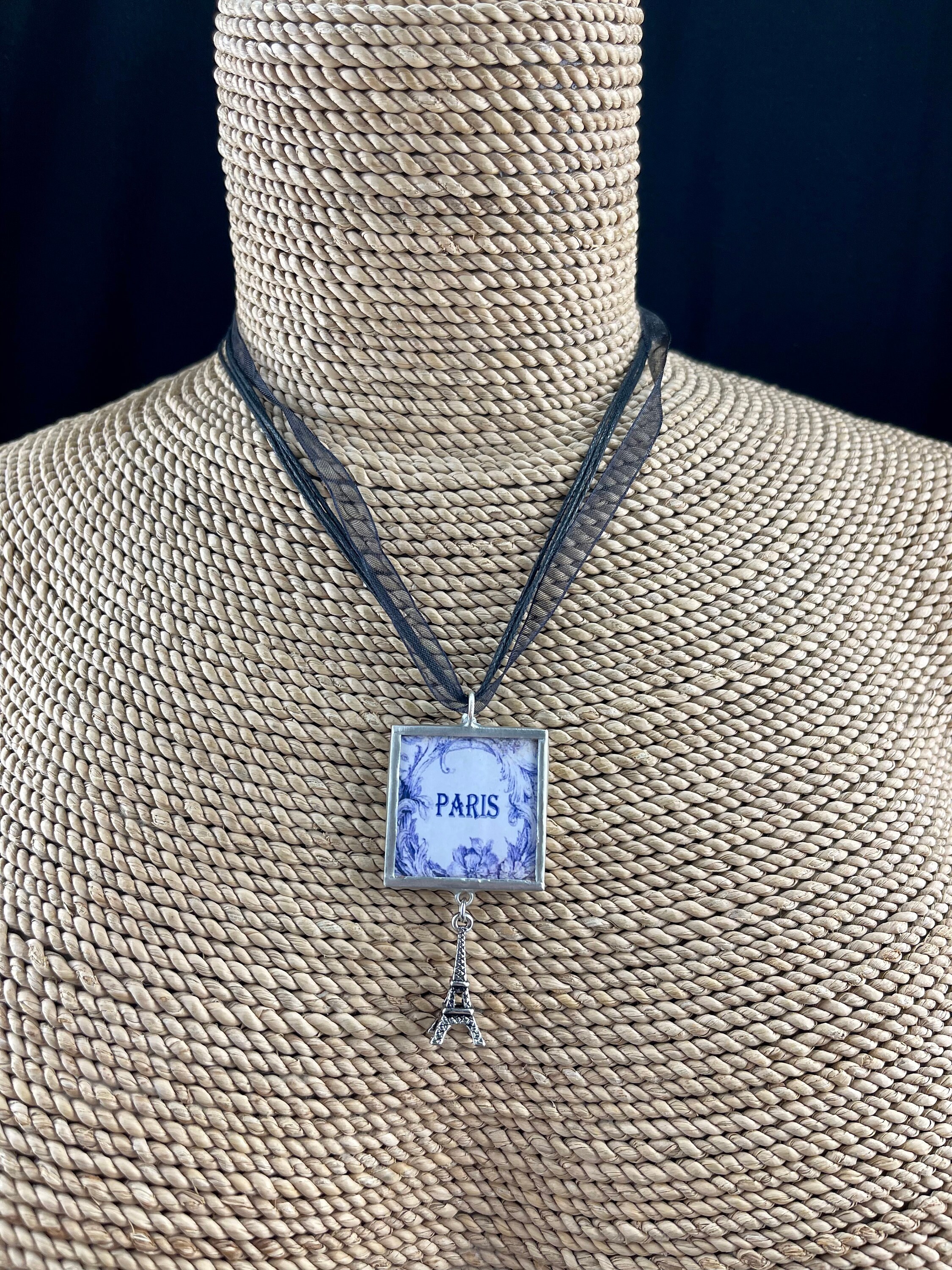 Eiffel Tower Soldered Pendant, Paris Solder Pendant, Eiffel Tower ...