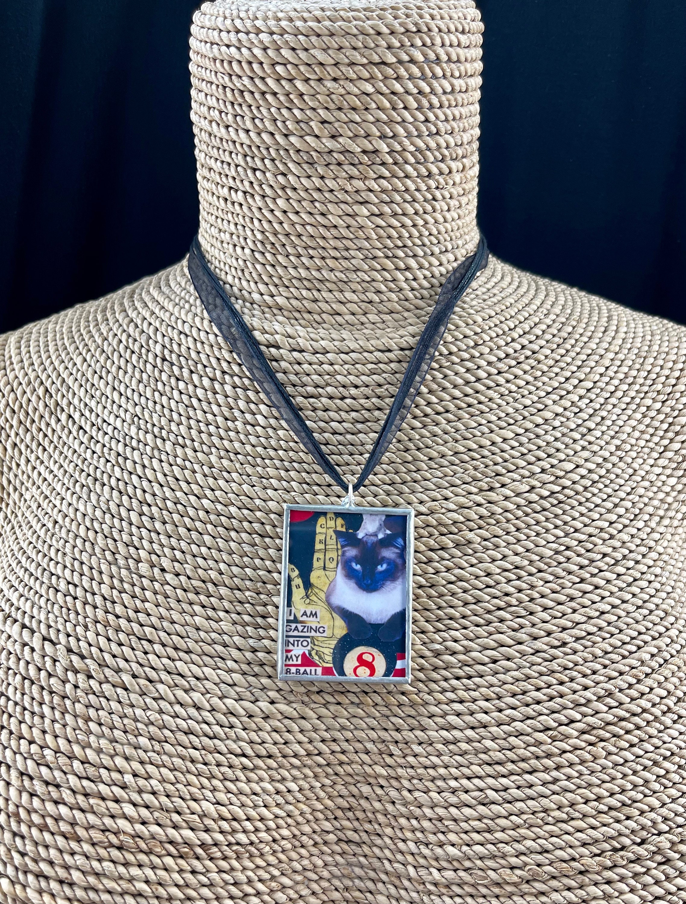 Cat Solder Pendant, Artsy Cat Pendant, Cat Jewelry, Cat Pendant, Eight ...