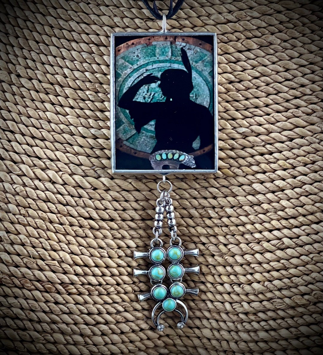 Native American Image Pendant, Southwestern Pendant, Indian Solder ...