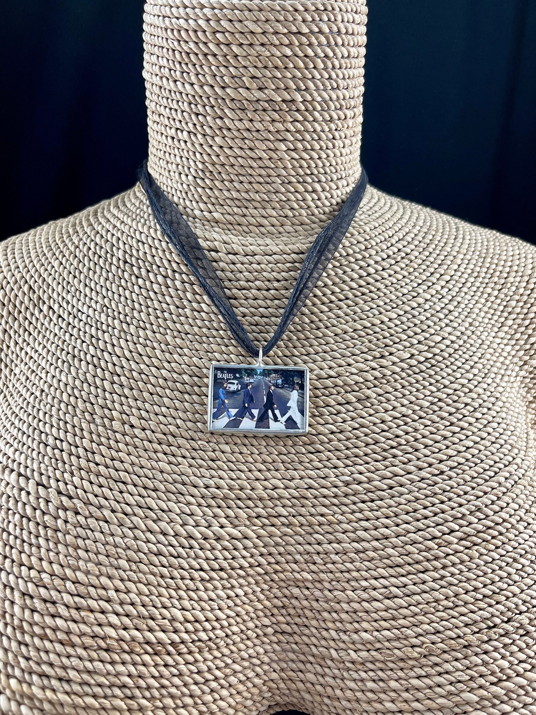 The Beatles Soldered Pendant, Abbey Road Pendant, Gift for Her, Solder ...