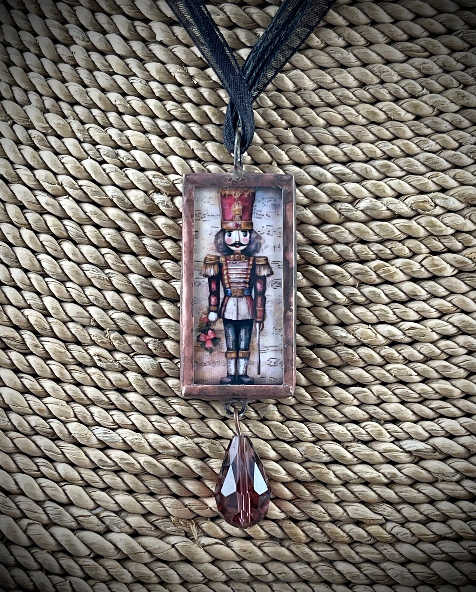 Whimsical Nutcracker Pendant, Nutcracker Solder Christmas Jewelry ...