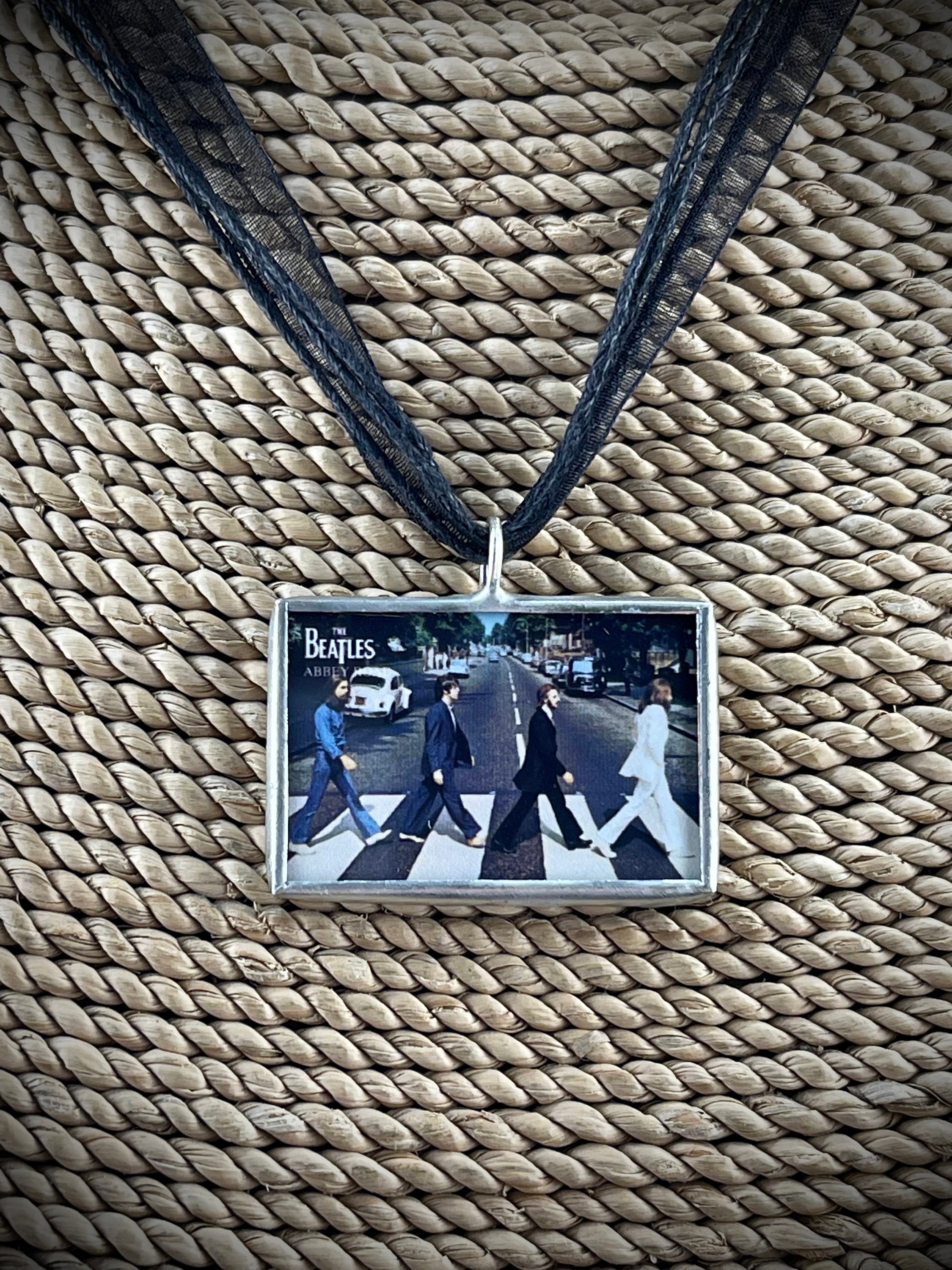 The Beatles Soldered Pendant, Abbey Road Pendant, Gift for Her, Solder ...
