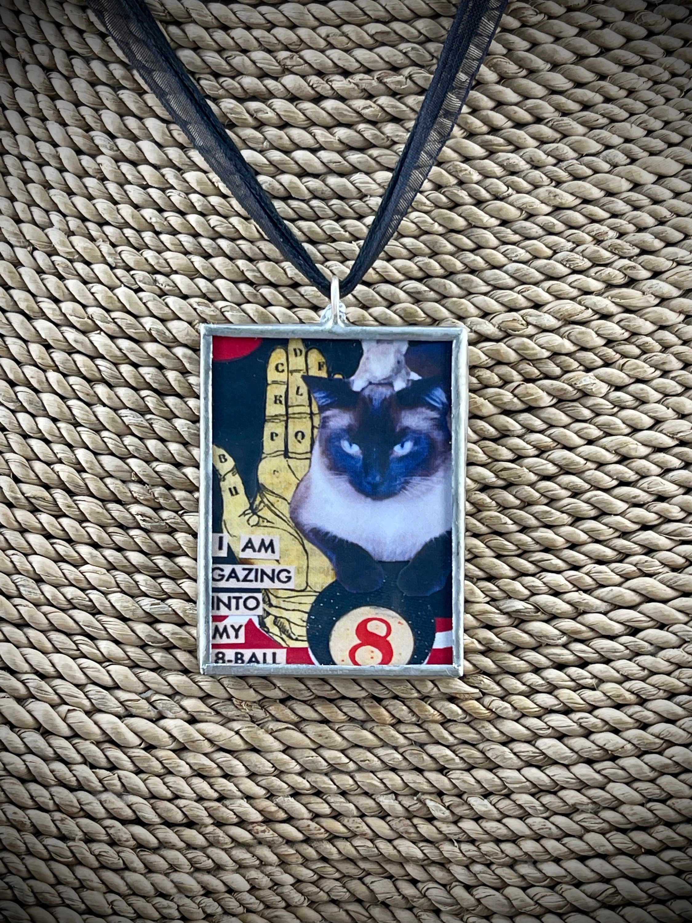 Cat Solder Pendant, Artsy Cat Pendant, Cat Jewelry, Cat Pendant, Eight ...