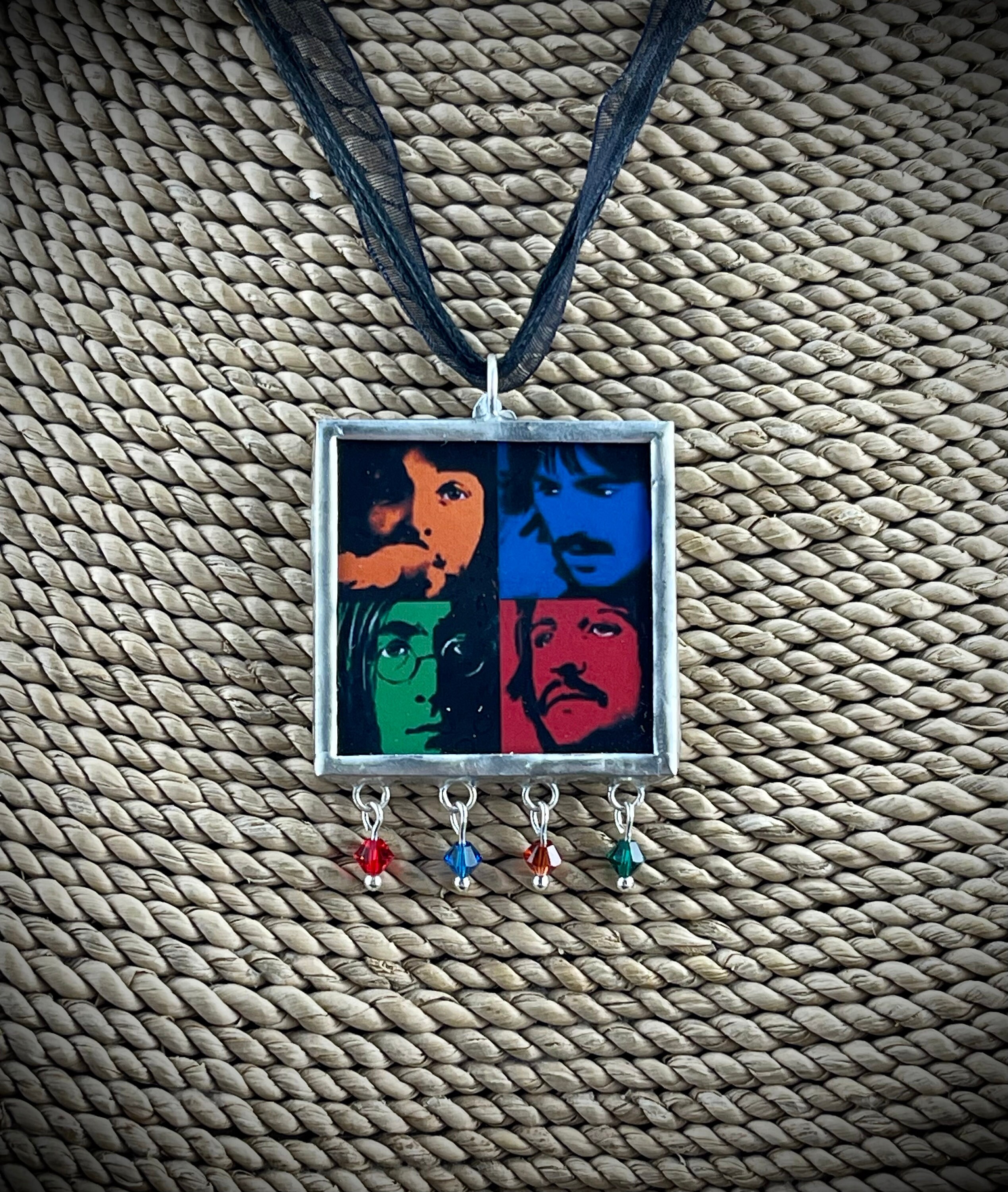The Beatles Soldered Pendant, Sgt Pepper Pendant, Gift for Her, Solder ...