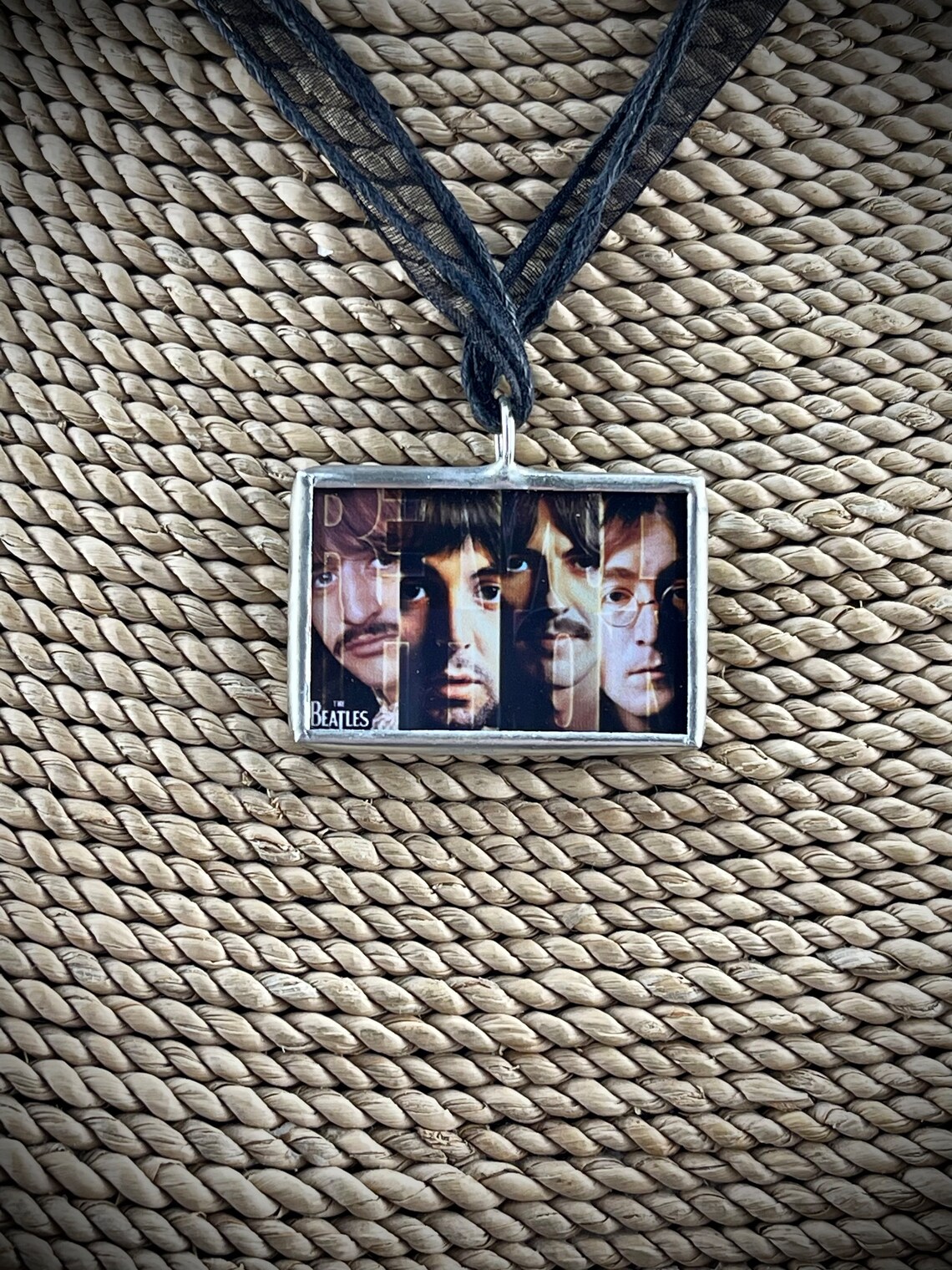 The Beatles Soldered Pendant, Abbey Road Pendant, Gift for Her, Solder ...