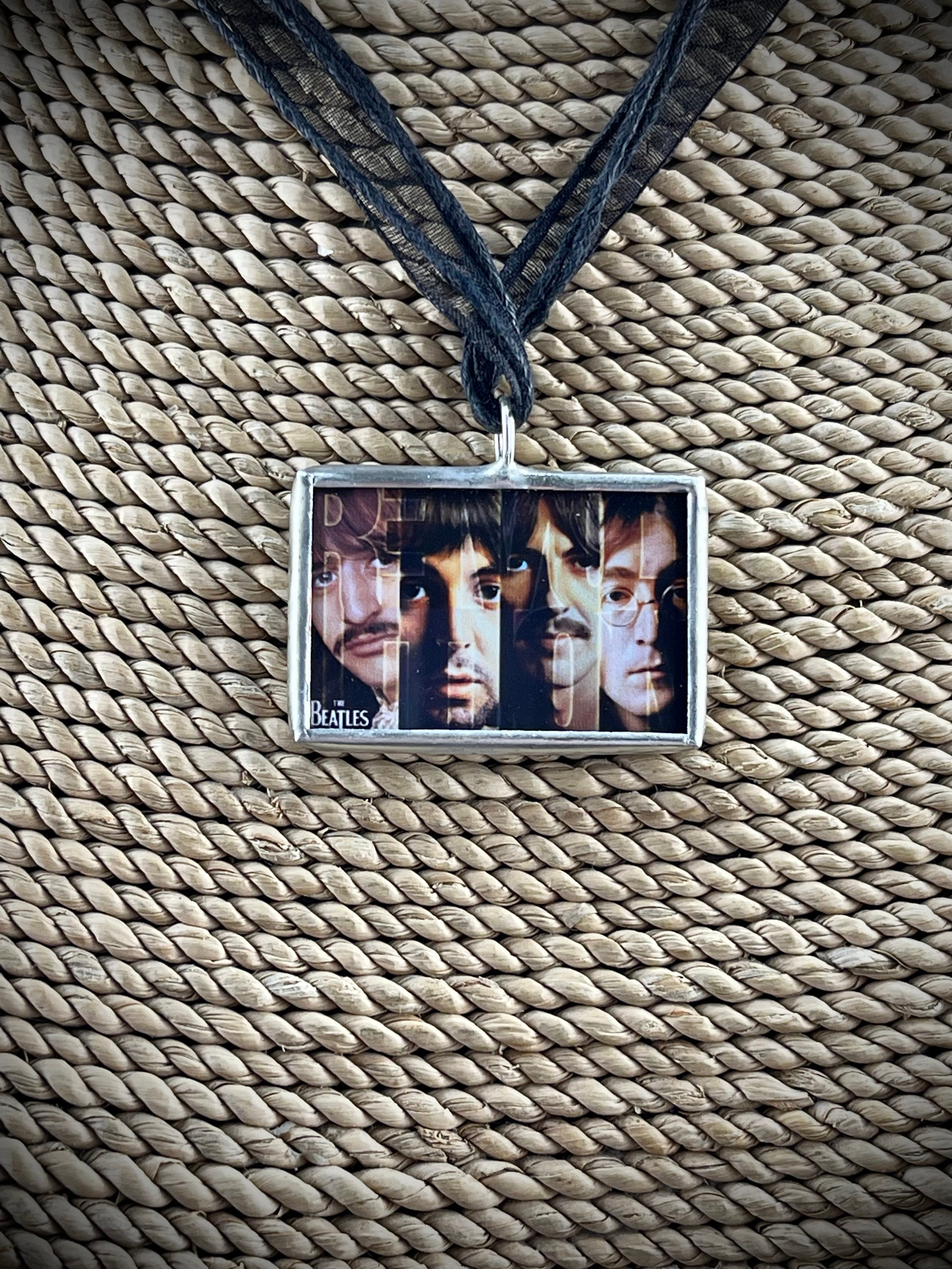 The Beatles Soldered Pendant, Abbey Road Pendant, Gift for Her, Solder ...