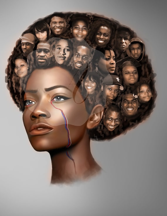 Black Woman Tears