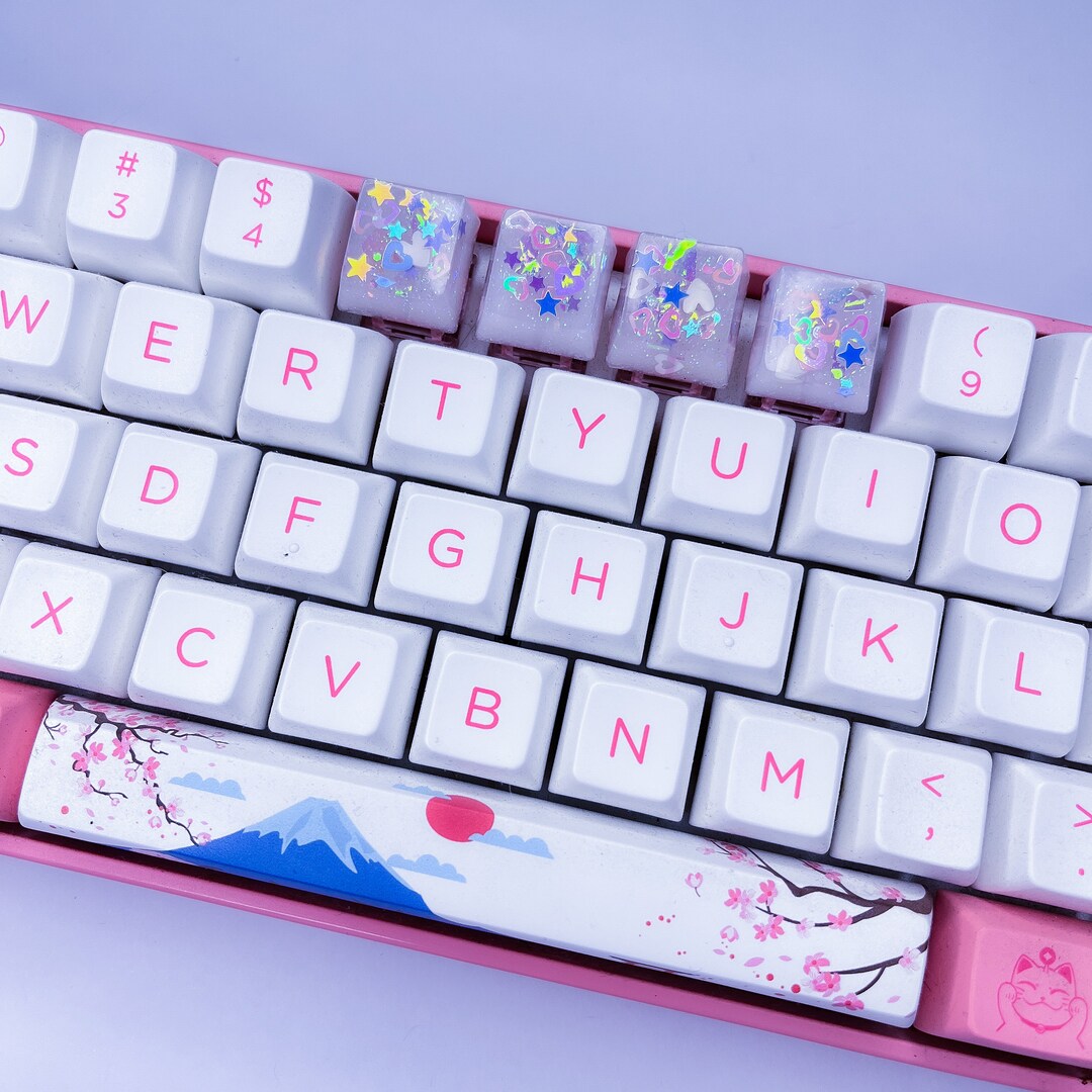 Super Pastel Lavender Resin Keycaps - Etsy