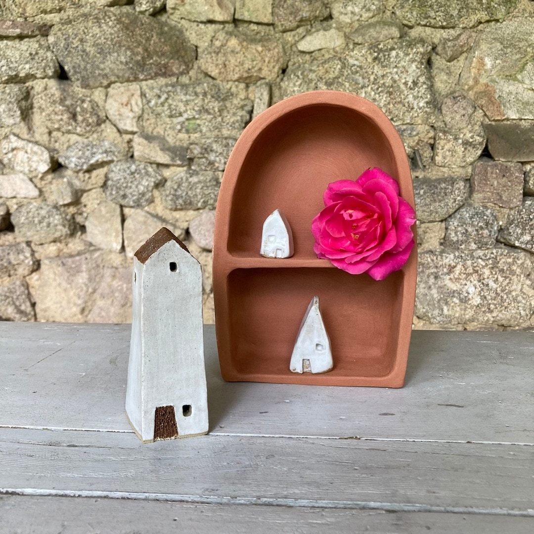 Handmade Terracotta Unglazed Free Standing Freestanding Slab Built ...