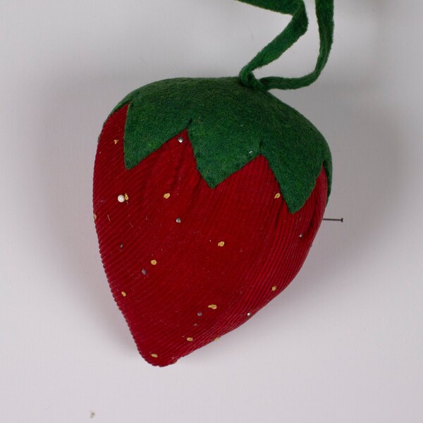 Strawberry Pincushion - Etsy
