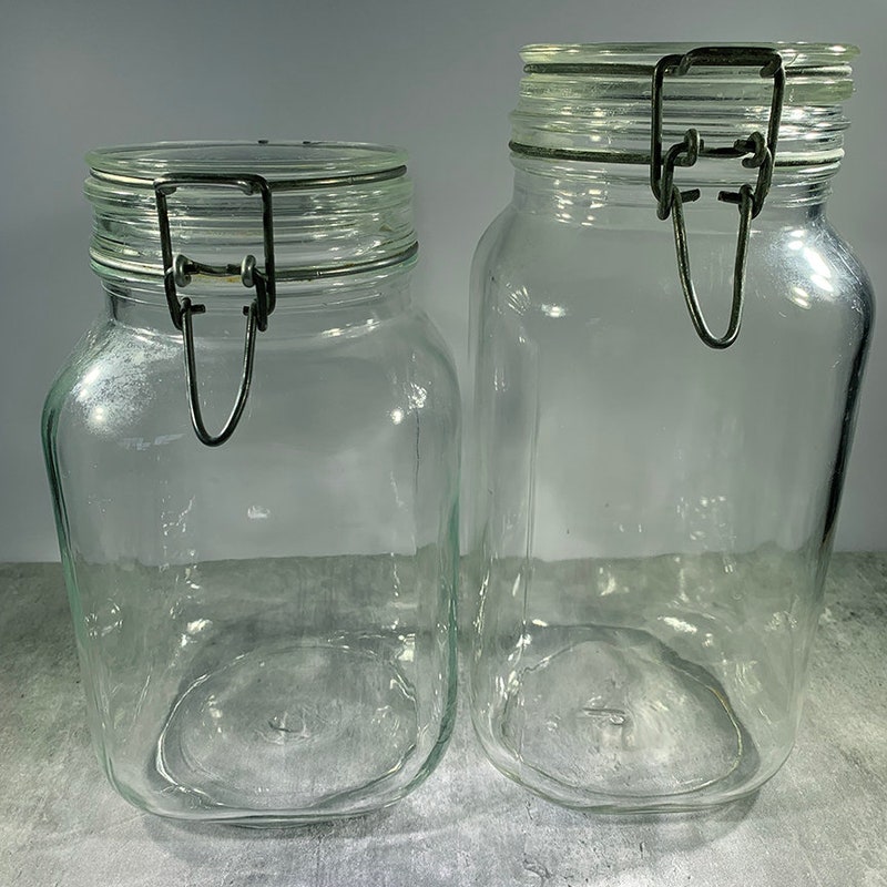 Italian Glass Jar - Etsy Australia