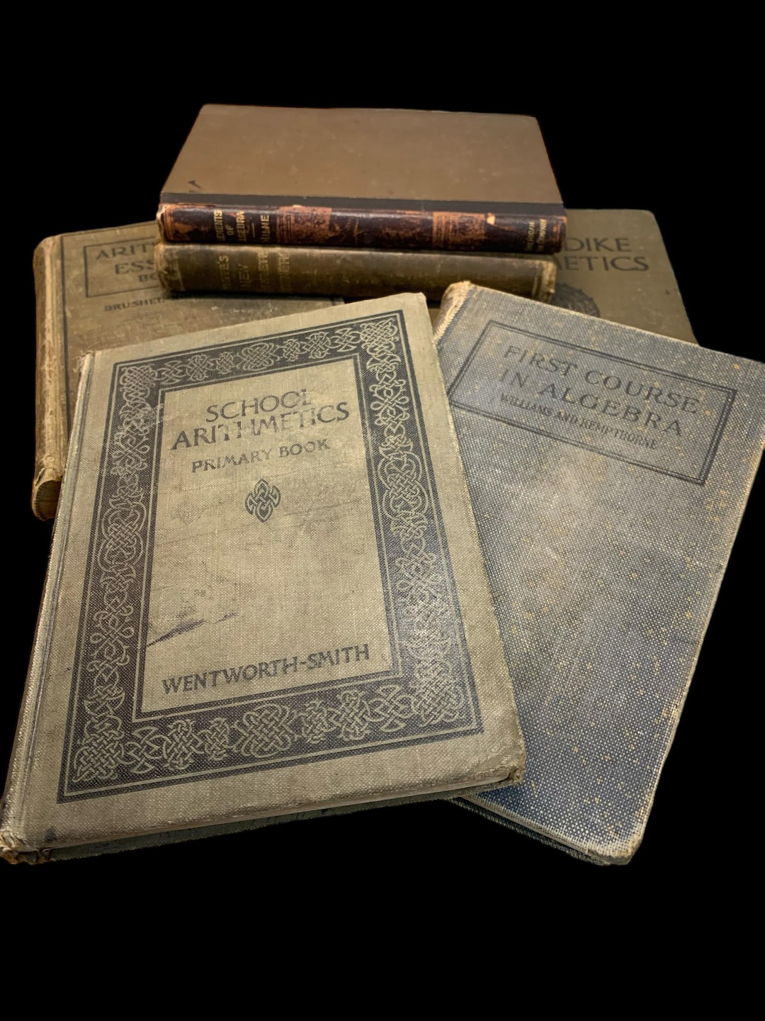 6 Antique Math Textbooks - Etsy