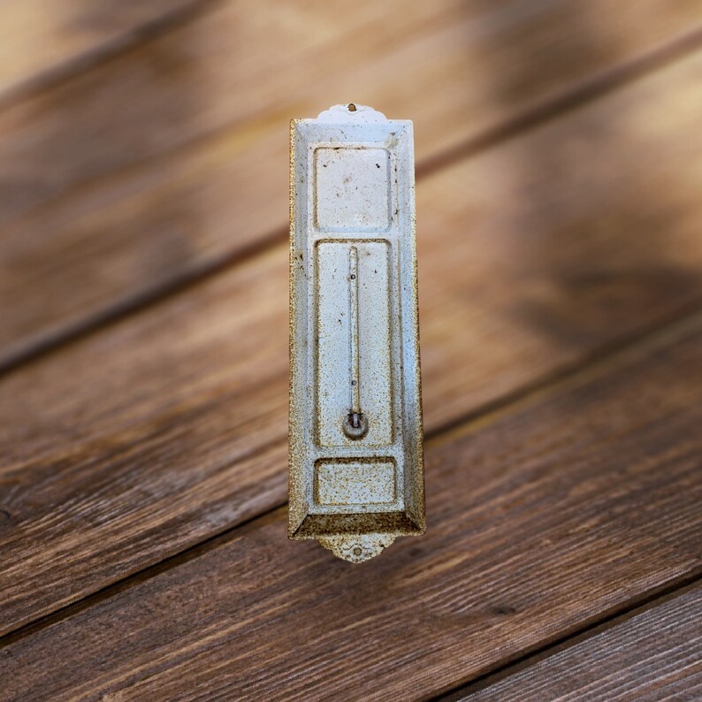 Vintage Prewitt's Funeral Home Metal Wall Thermometer - Etsy