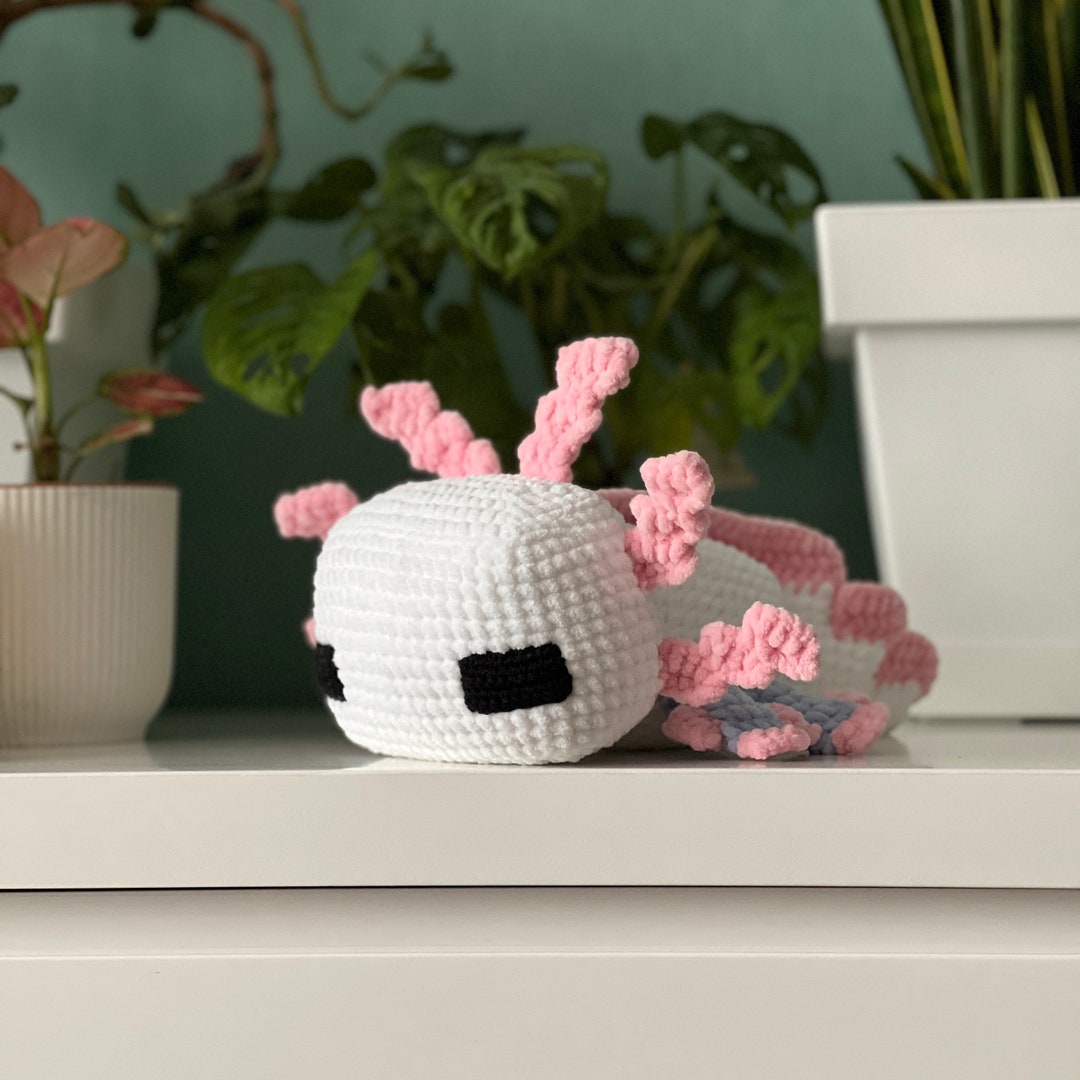 Axolotl Cyan Plush Plushie Gamer Gift Axolotl Squishmallow - Etsy