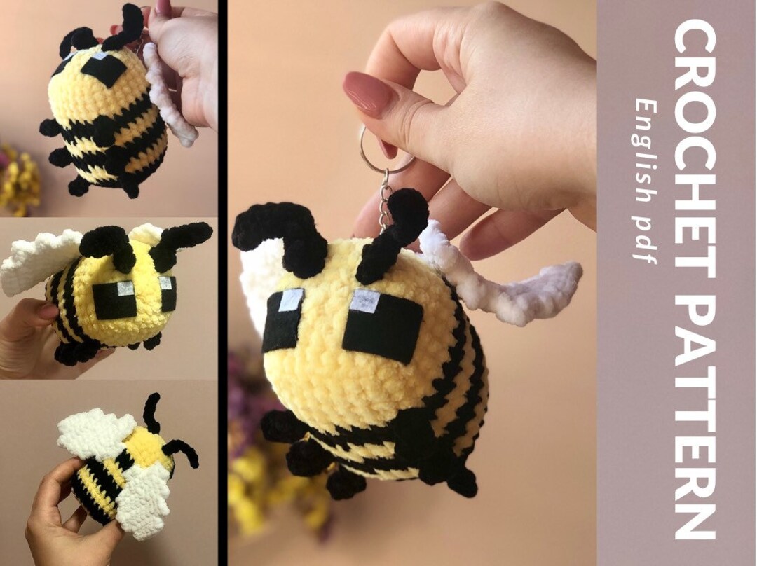 Bee Plush CROCHET PATTERN - Etsy