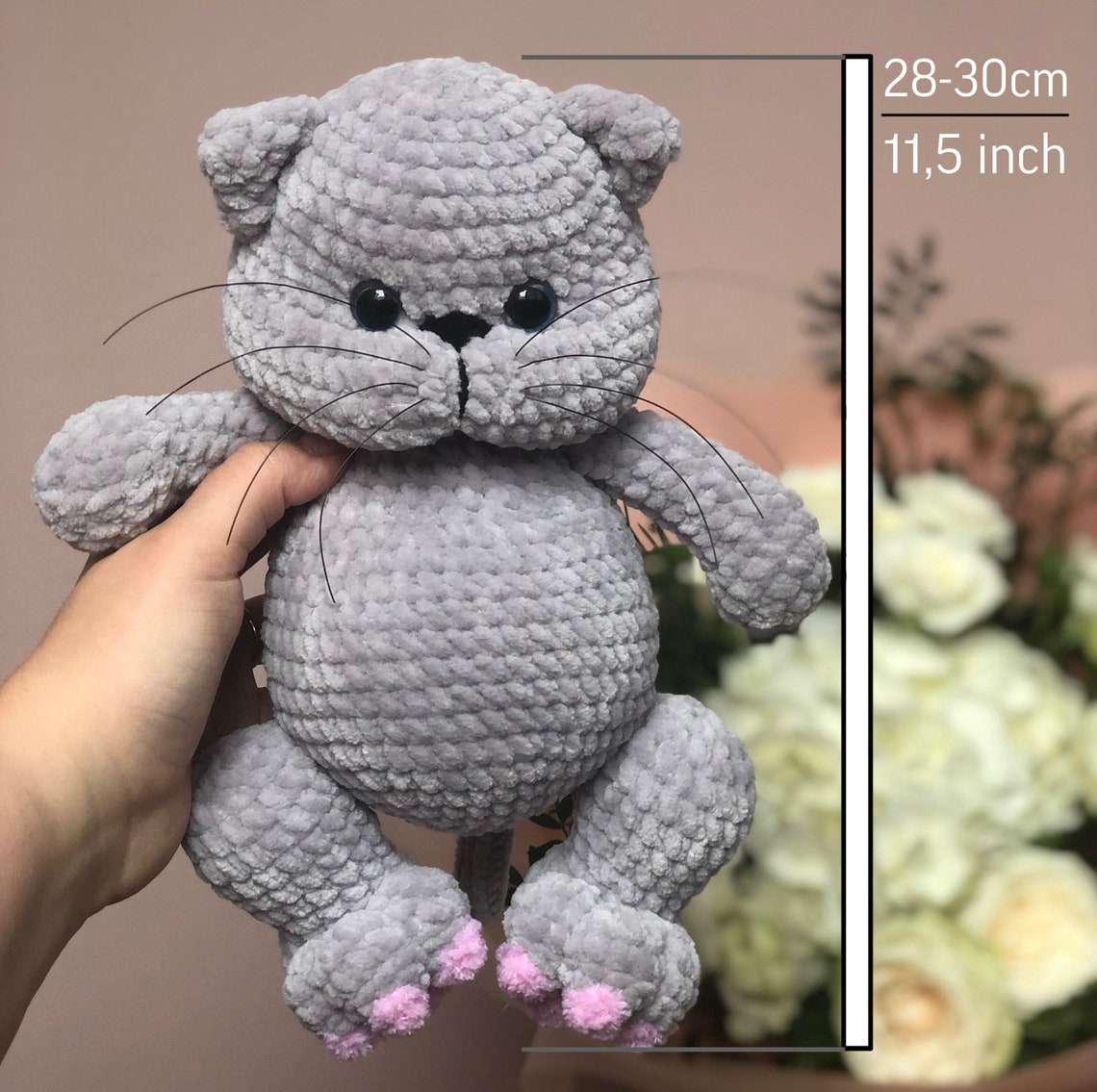 Amigurumi Cat Pattern Crochet / Pdf Tutorial | Etsy