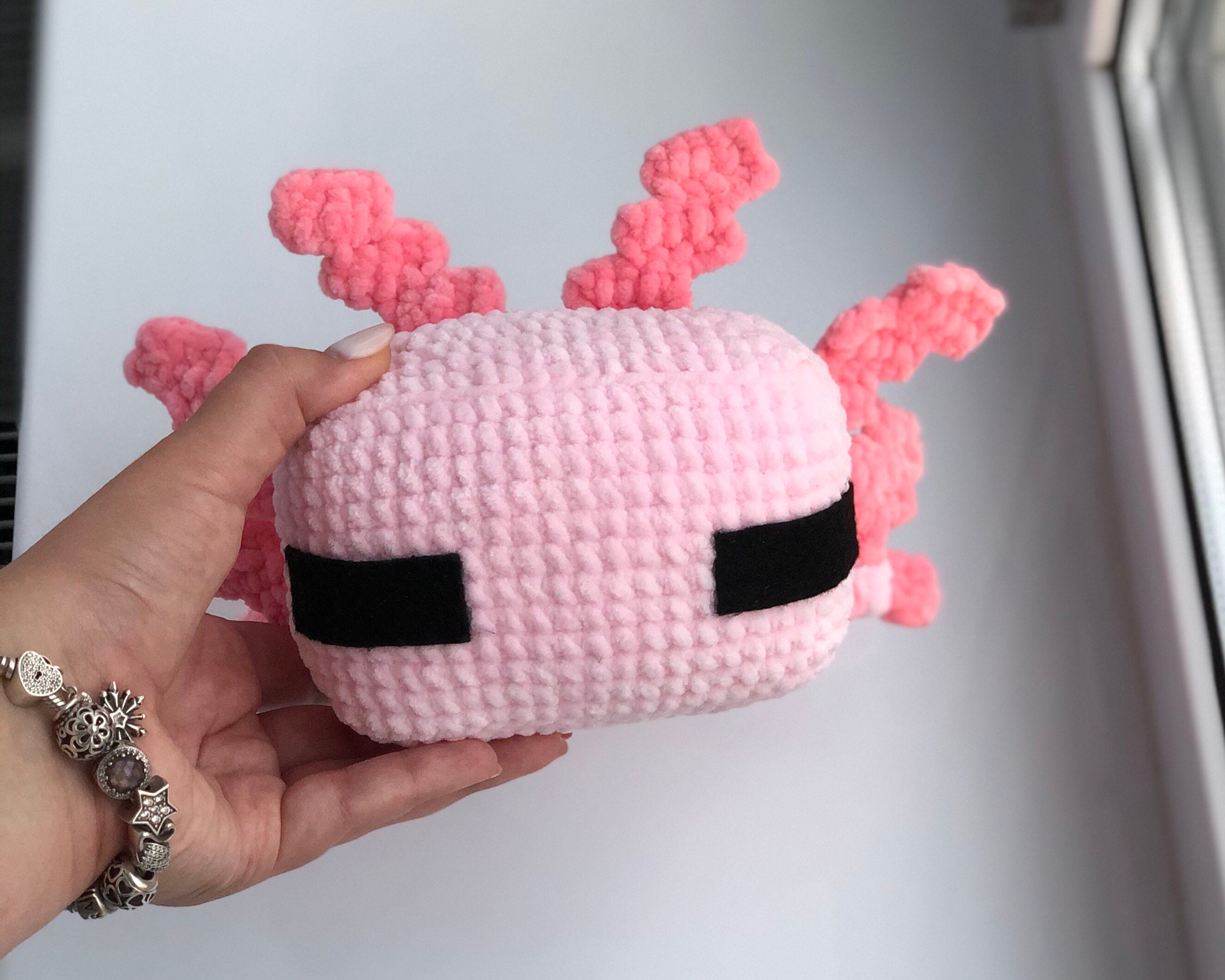 Minecraft axolotl plush - kinglopi