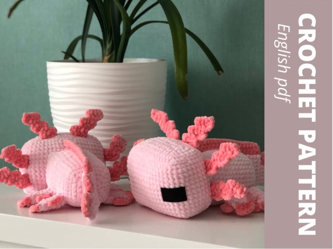 Axolotl CROCHET PATTERN | Amigurumi Tutorial - Etsy