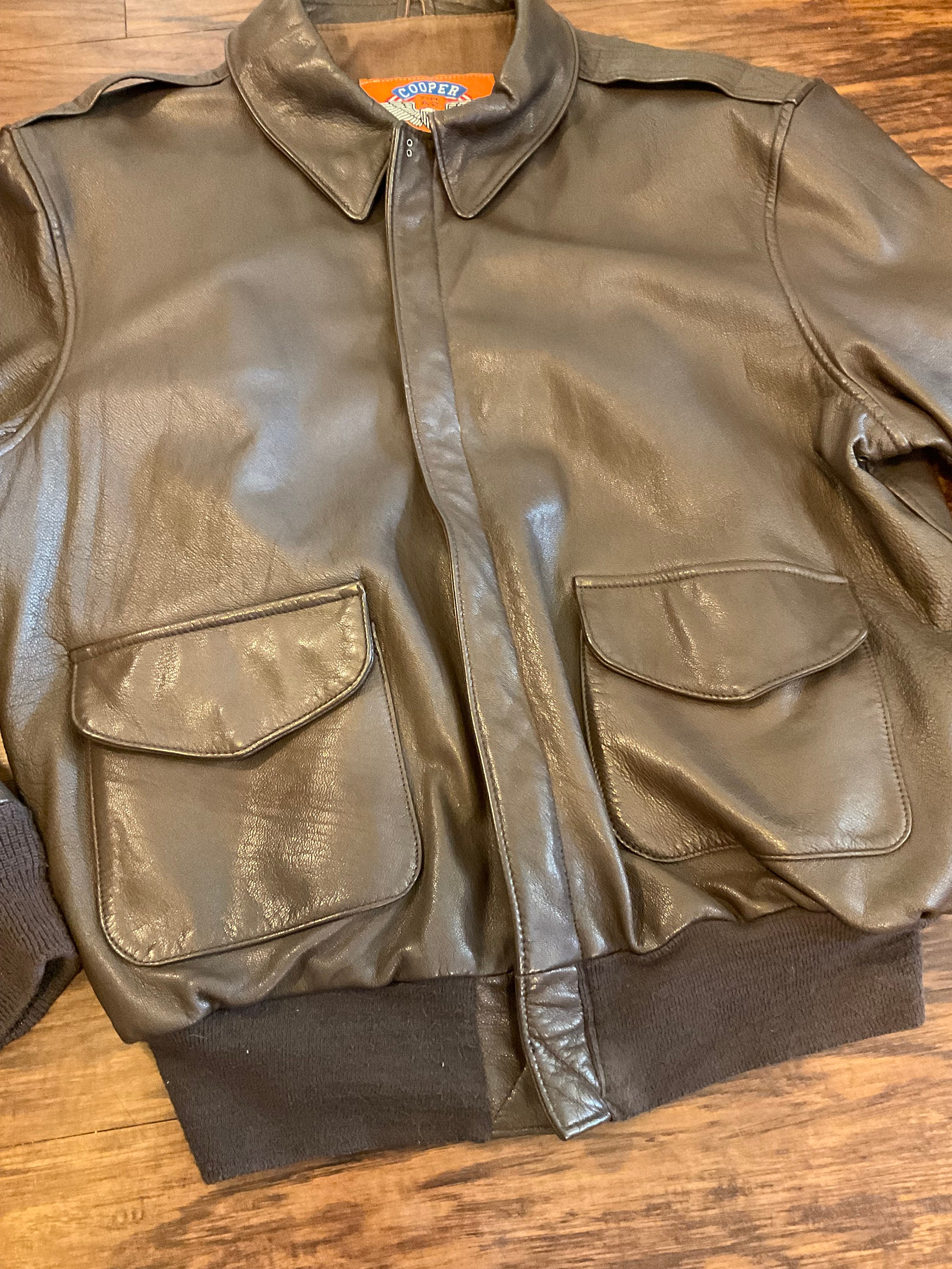 Cooper Type A-2 US Air Force Leather Flight/bomber Jacket Made in USA ...