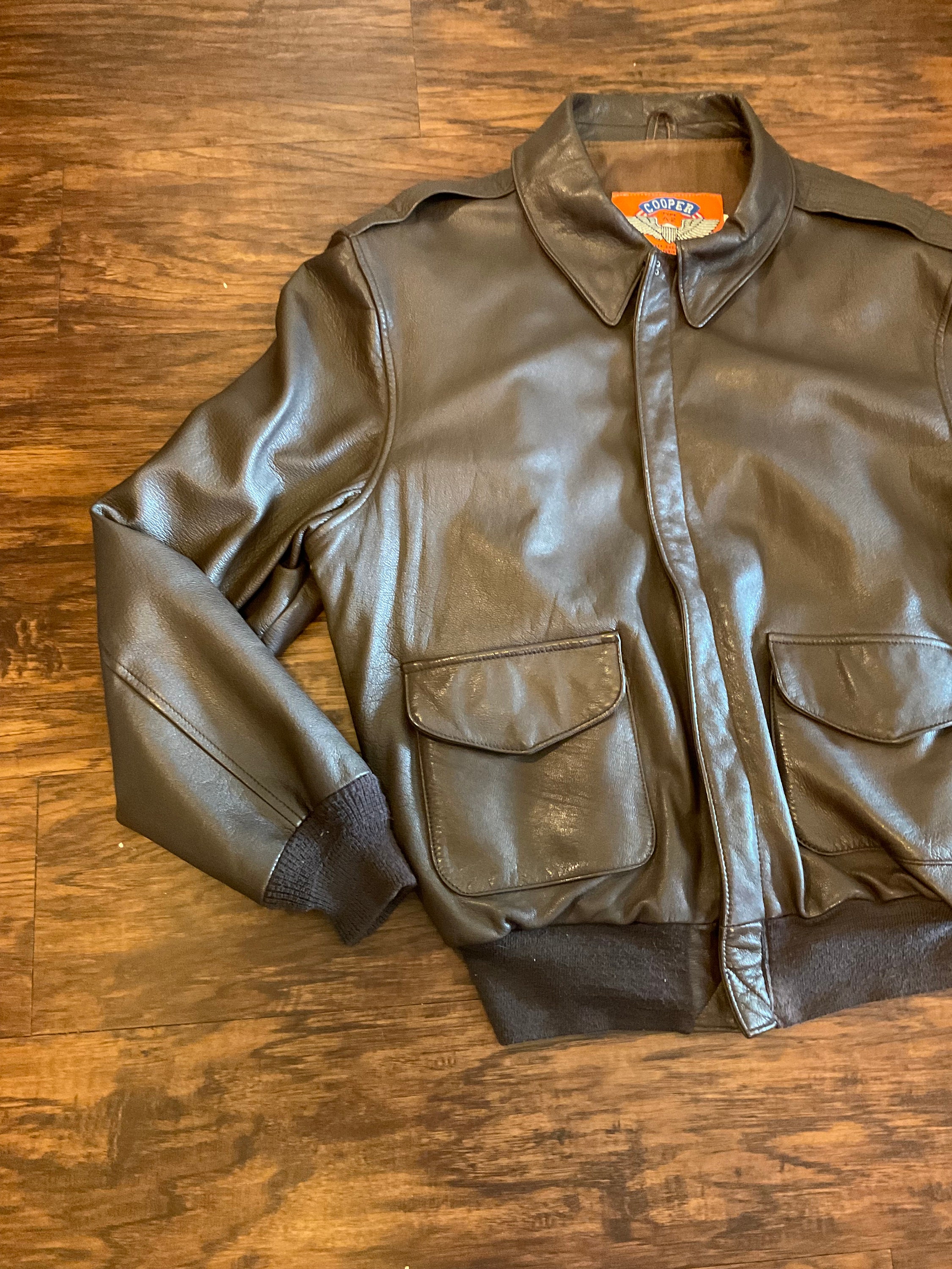 Cooper Type A-2 US Air Force Leather Flight/bomber Jacket Made in USA ...
