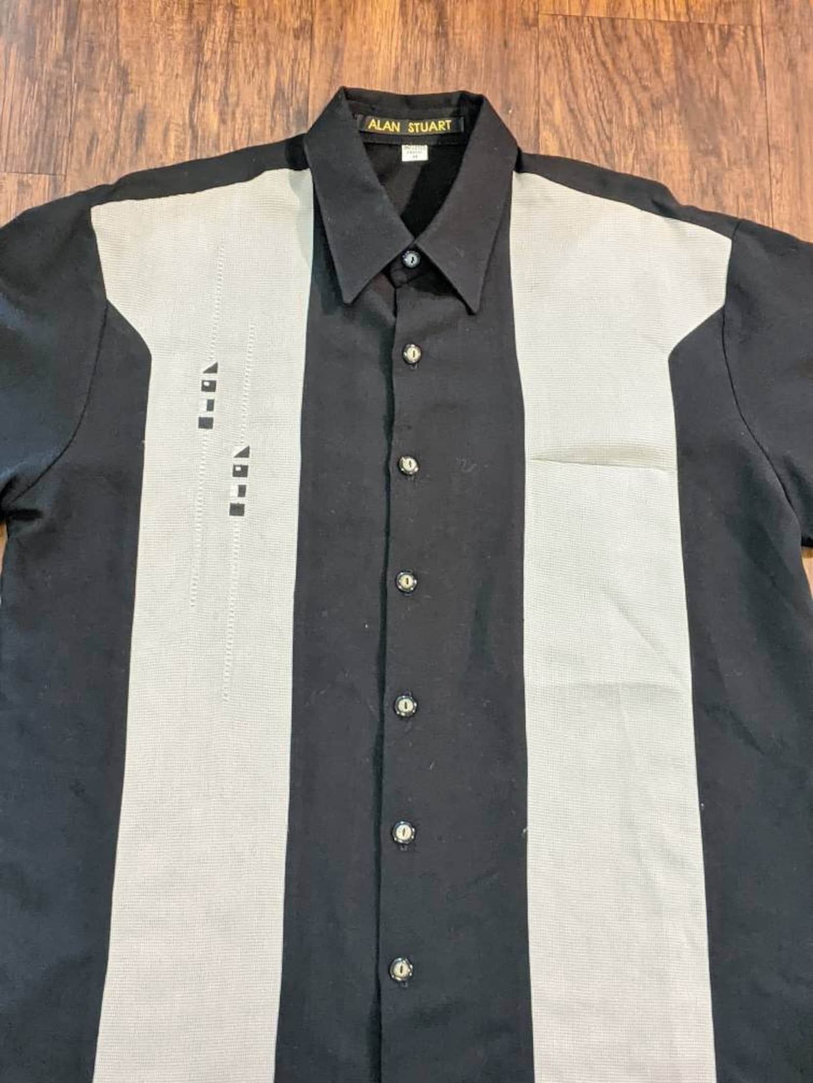 Alan Stuart Rayon Blend Shirt Made in USA 1980s/90s Vintage - Etsy UK