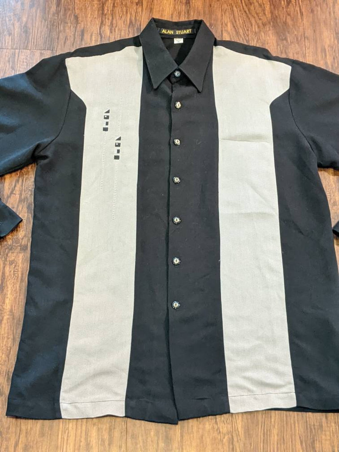 Alan Stuart Rayon Blend Shirt Made in USA 1980s/90s Vintage - Etsy UK