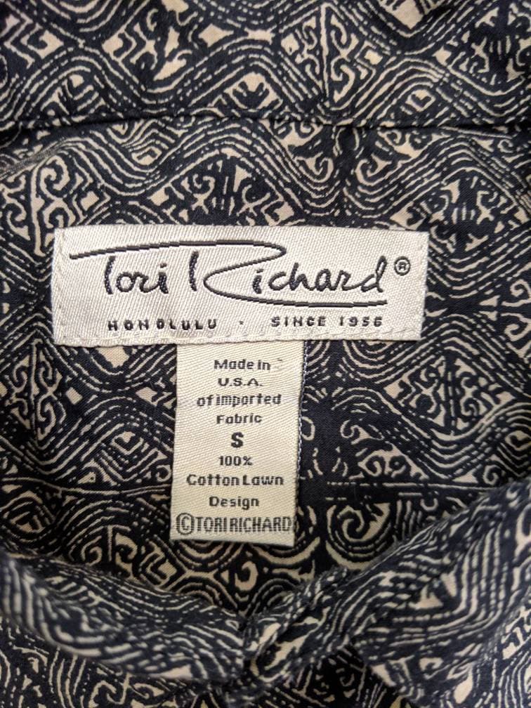 Tori Richard Shirt 1980s Vintage Made in USA - Etsy