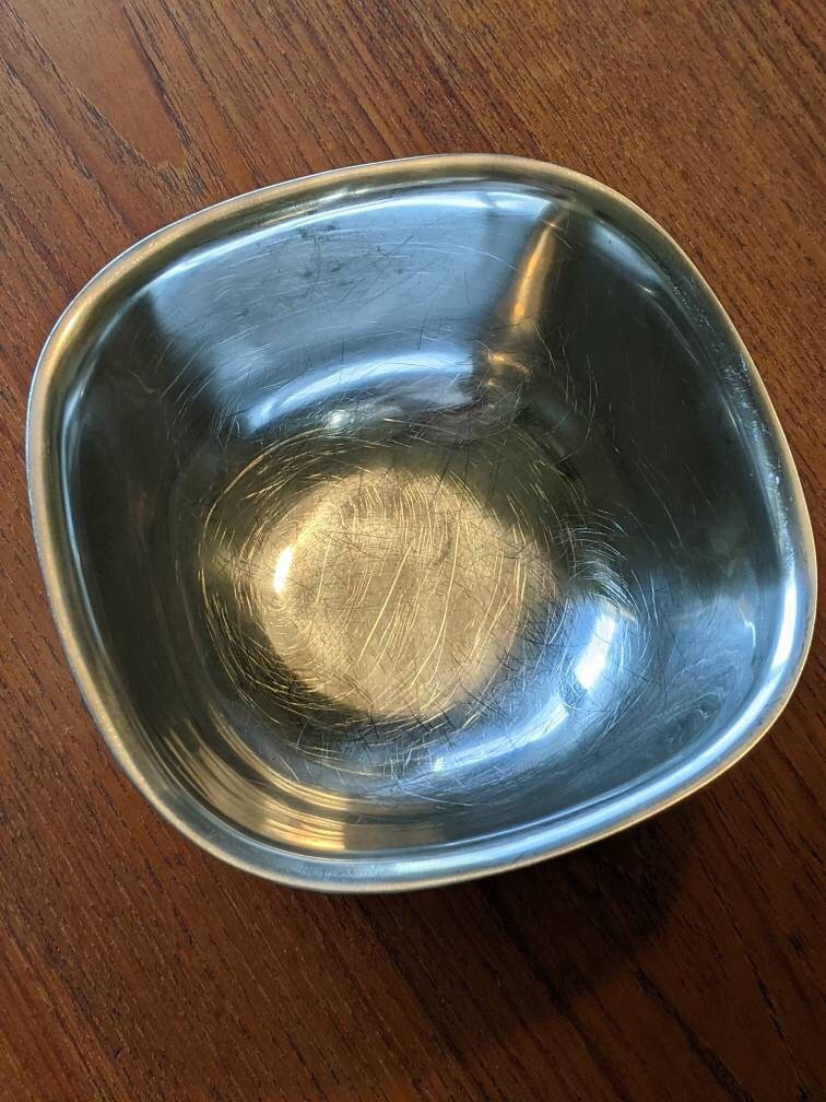 Gense 18/8 Stainless Matching Serving Tray and Bowl Made in - Etsy