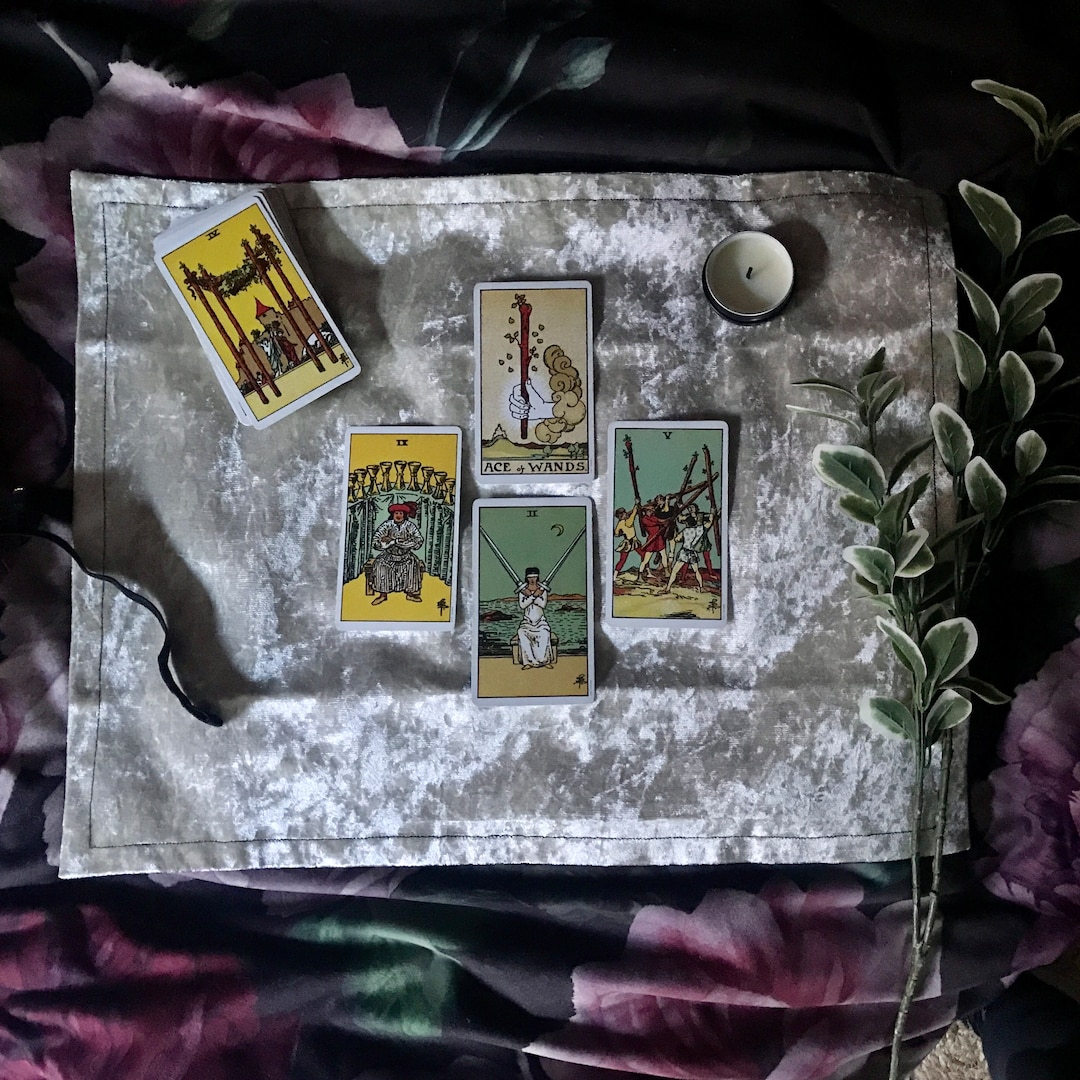 Tarot Mat Colour EDEN Altar Cloth Book Wrap Tarot Card - Etsy
