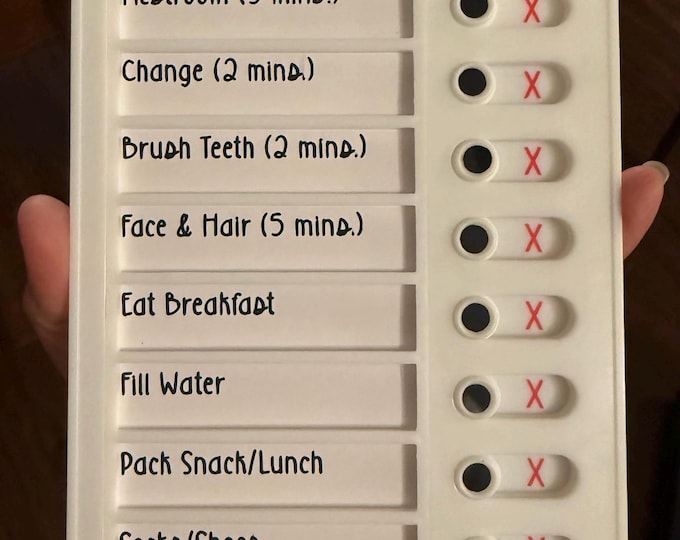 Chore Chart to Do List for ADHD Home Organization Life Routine ...