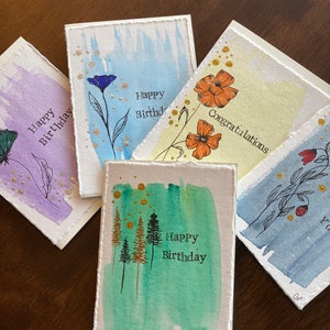Greeting Cards- Set of 5- Variety Pack - Etsy