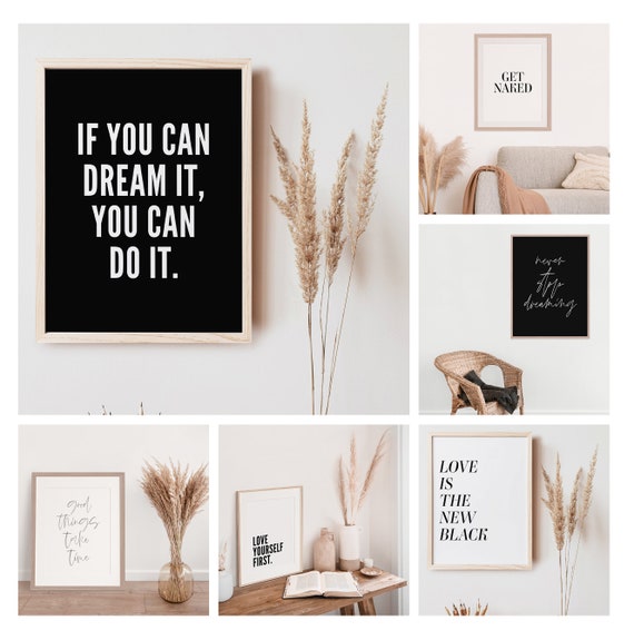 Prints Digital Prints Bundle of 3 Inspirational Quotes Digital Print ...