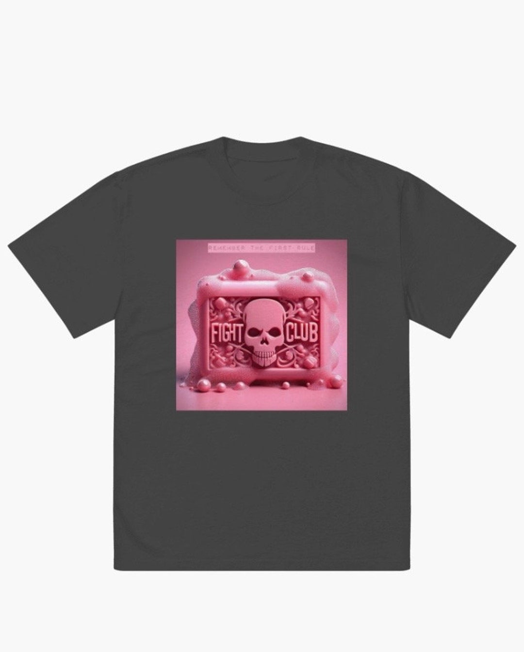 Oversized T-shirt, Fight Club, Pink Soap, Skull, Tyler Durden, Design 2 ...