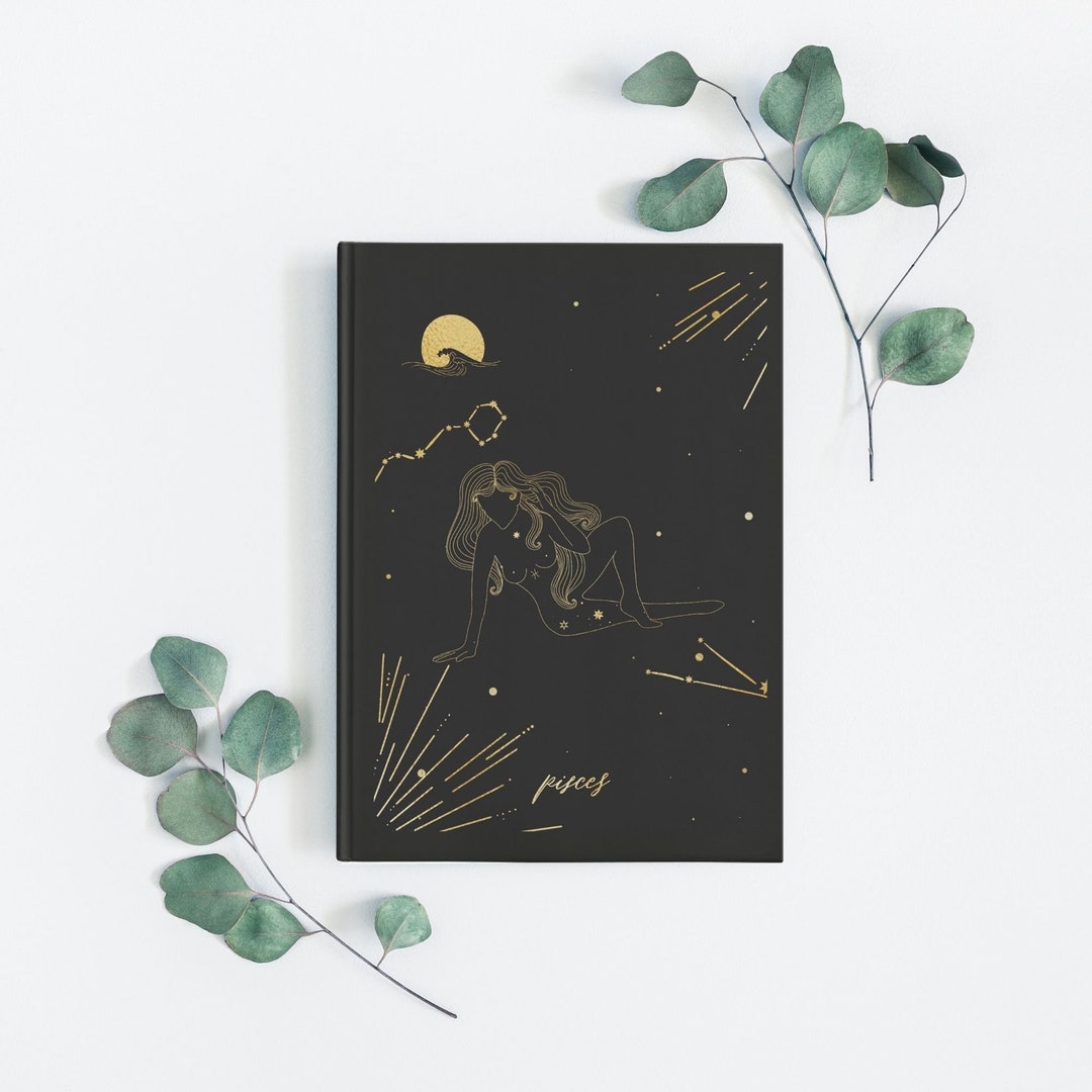 Pisces Journal Astrological Blank Notebook Astrology Sign - Etsy