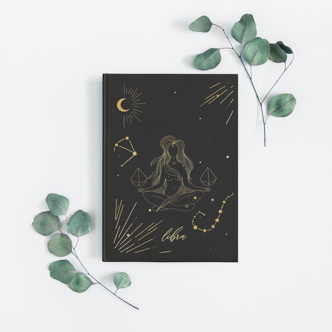Libra Journal Astrological Blank Notebook Astrology Sign Daily ...