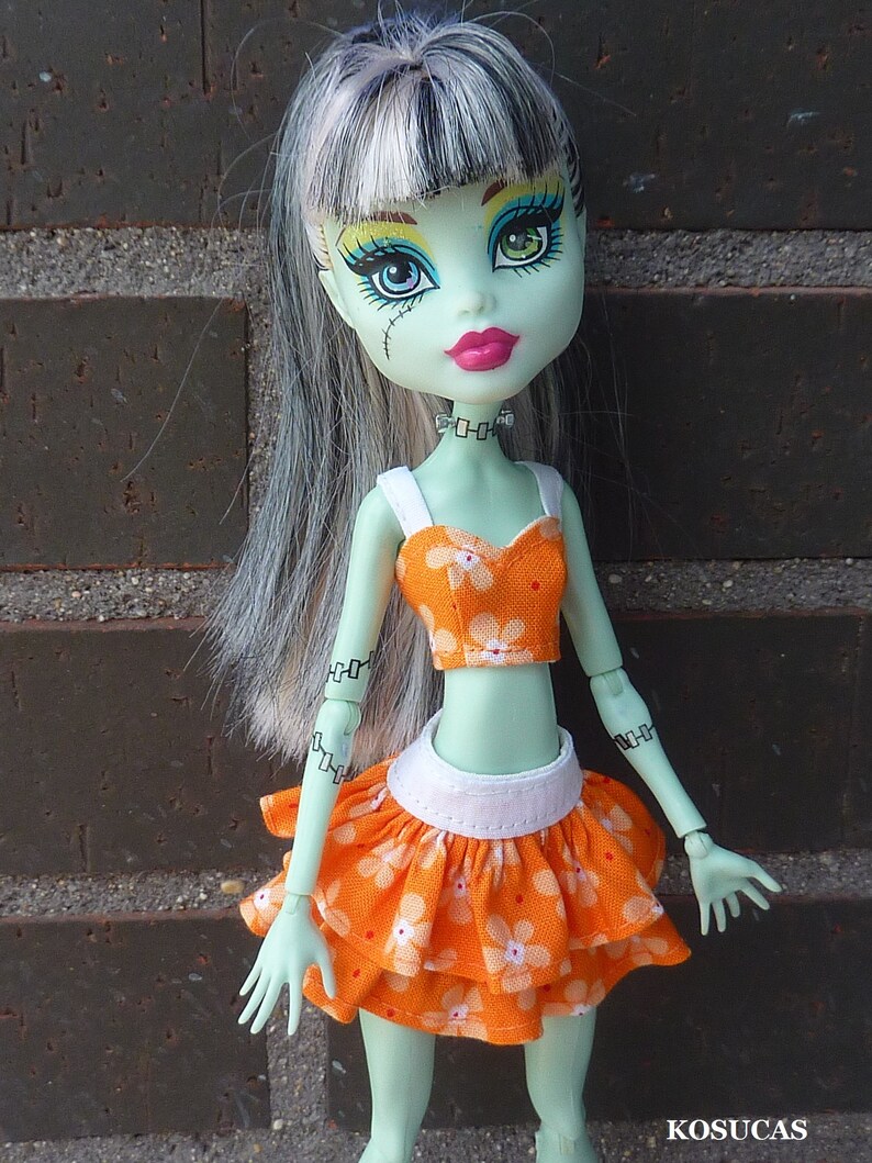 PDF Pattern to Make the Outfits of the Photo for Monster High - Etsy ...