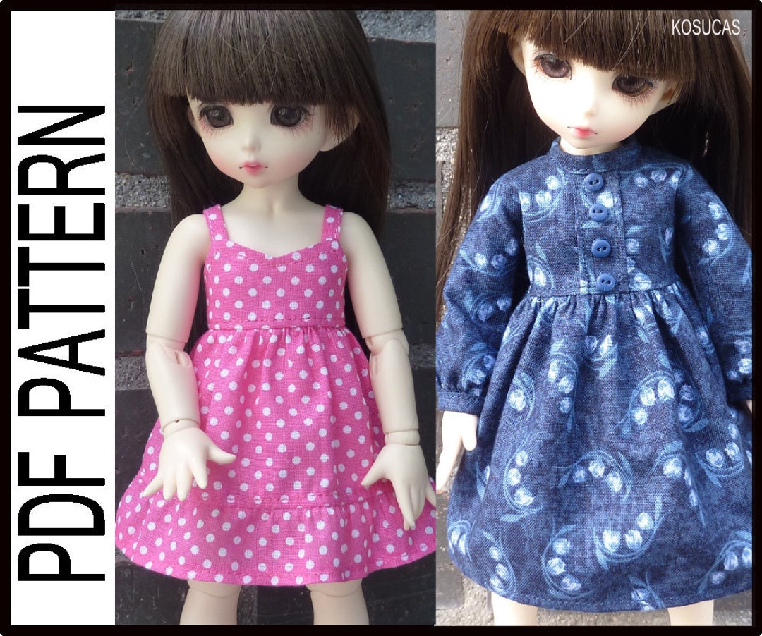 PDF Pattern to Make the Models of the Photo, for Littlefee Dolls Size ...