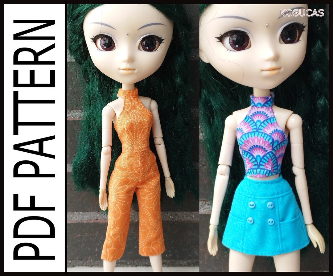 PDF Pattern to Make the Models of the Photo, for Pullip Size, Body 4 ...
