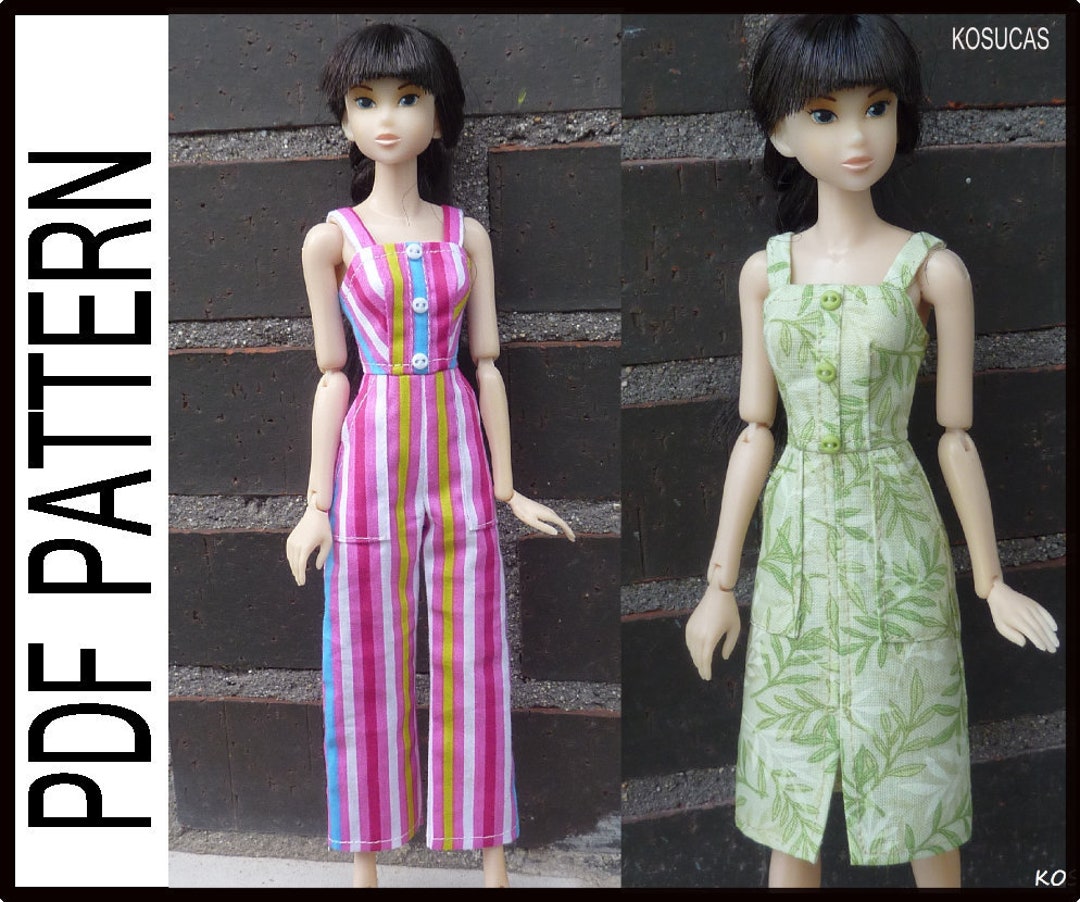 PDF Pattern to Make the Models of the Photo, for Momoko Dolls. - Etsy