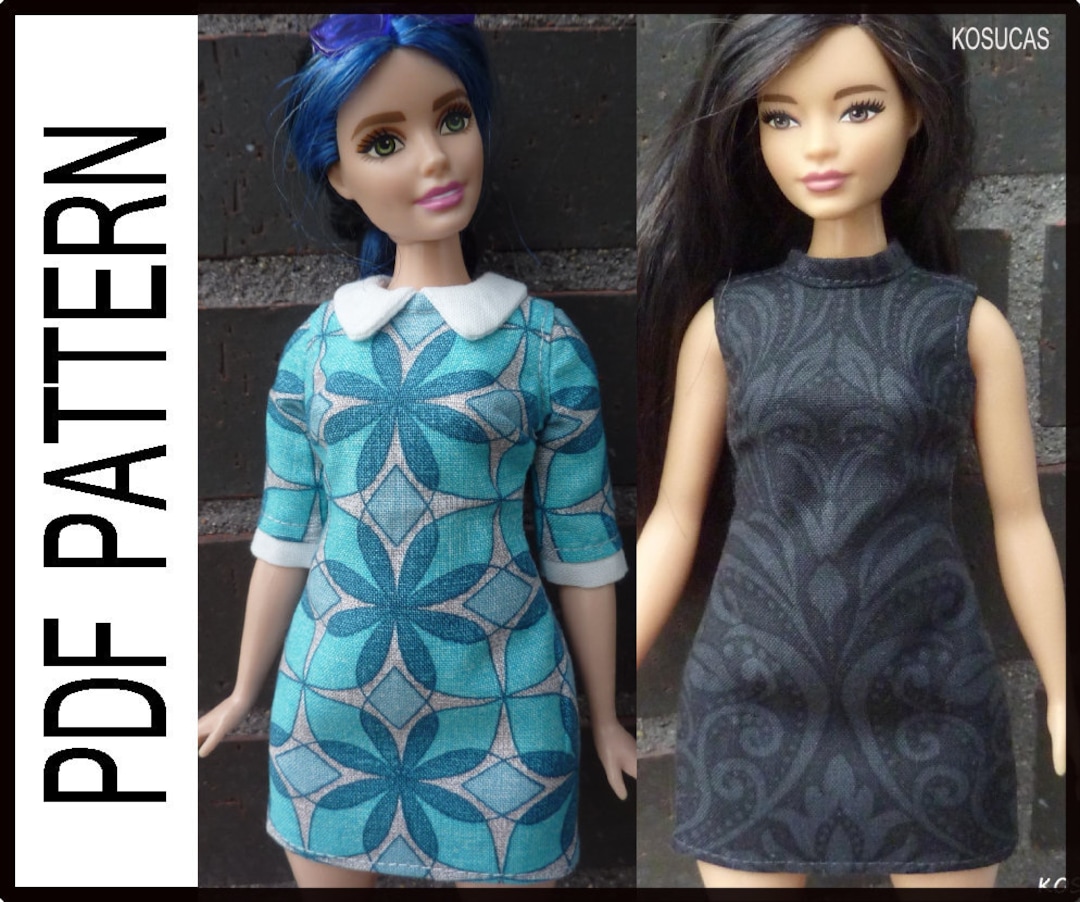 PDF Pattern to Make the Models of the Photo, for Curvy Dolls Size. - Etsy