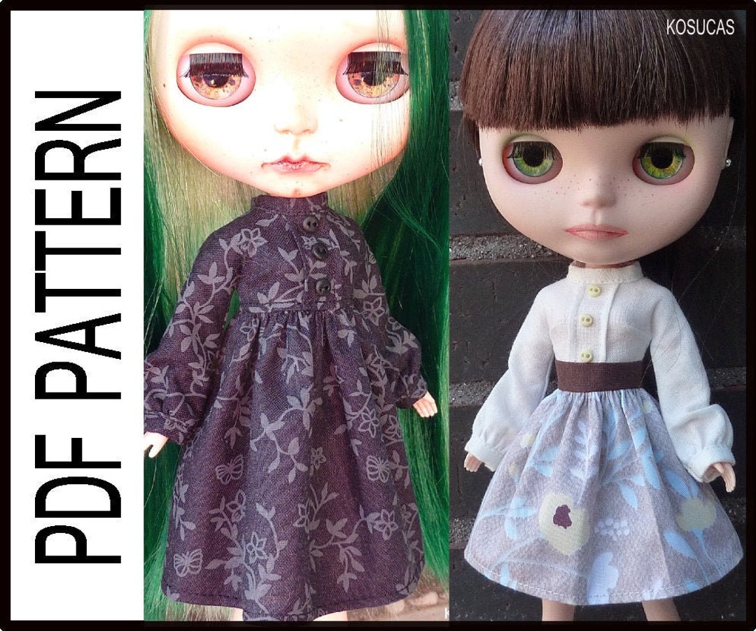 PDF Pattern to Make a Dress for Blythe Dolls. - Etsy