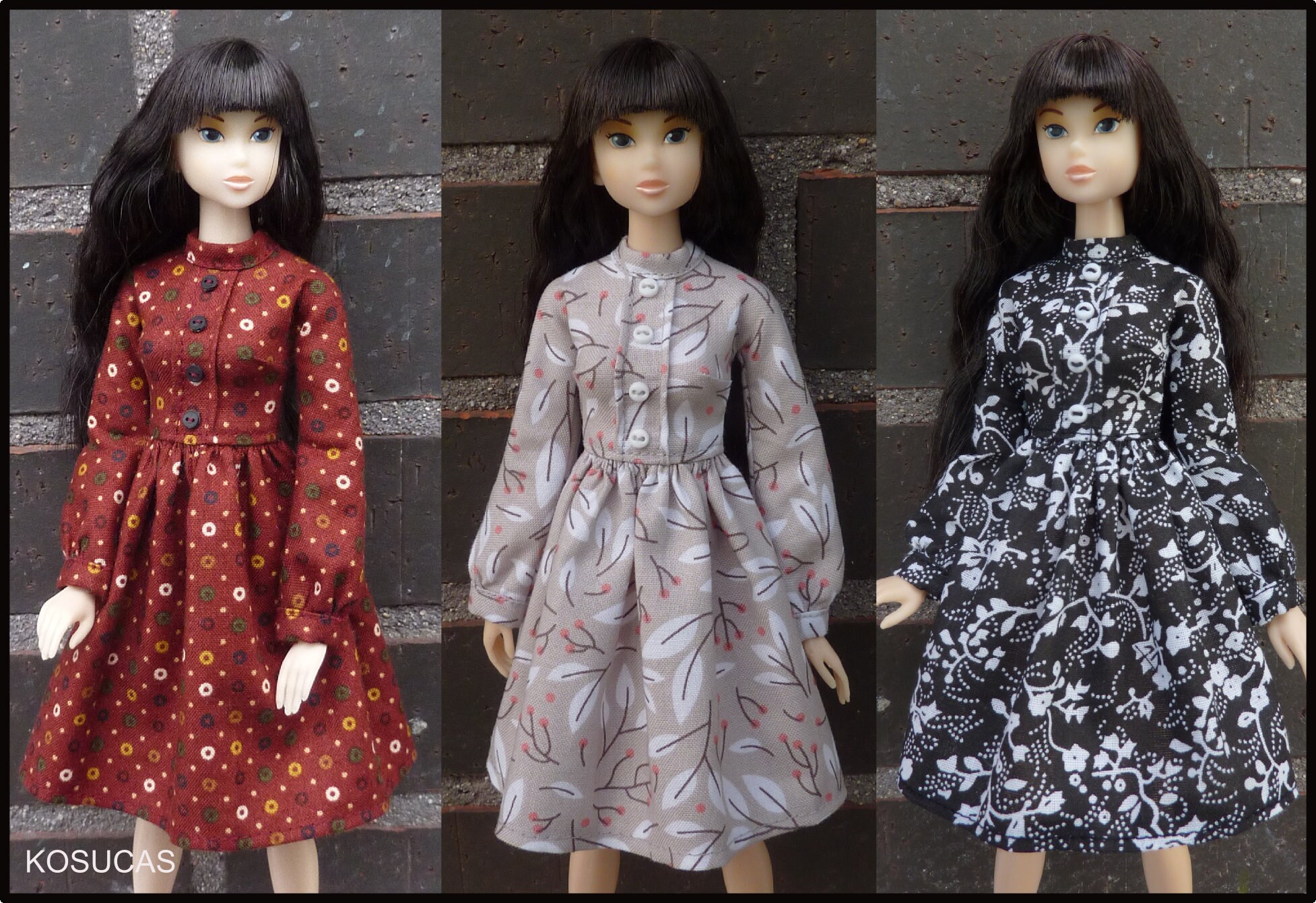 PDF Pattern to Make the Dresses of the Photo for Momoko Dolls. - Etsy